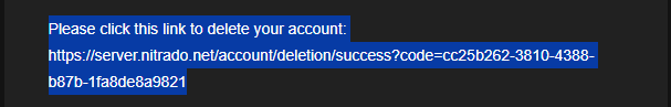 How to Delete Your Nitrado Account | NITRADO
